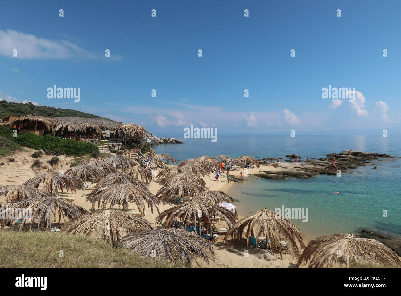 Tigania beach - Sithonia, Greece Stock Photo - Alamy
