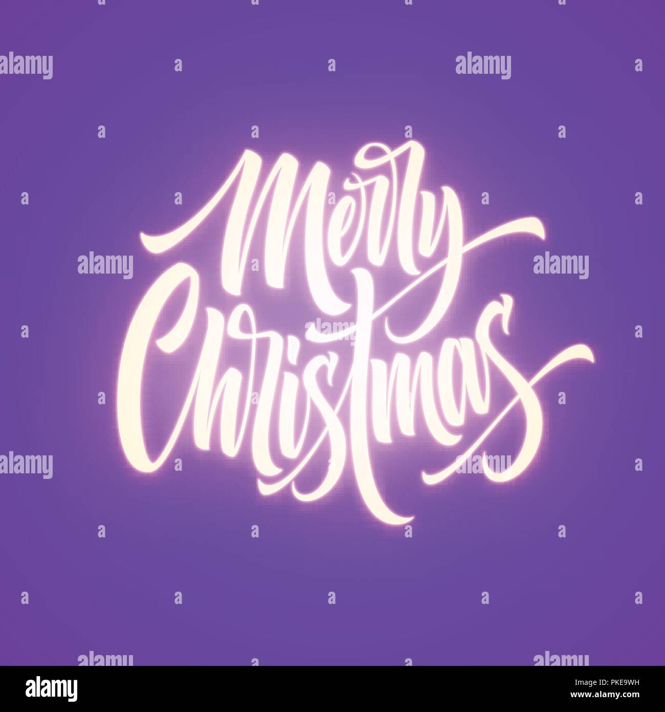 Merry Christmas neon lettering Stock Vector Image & Art - Alamy