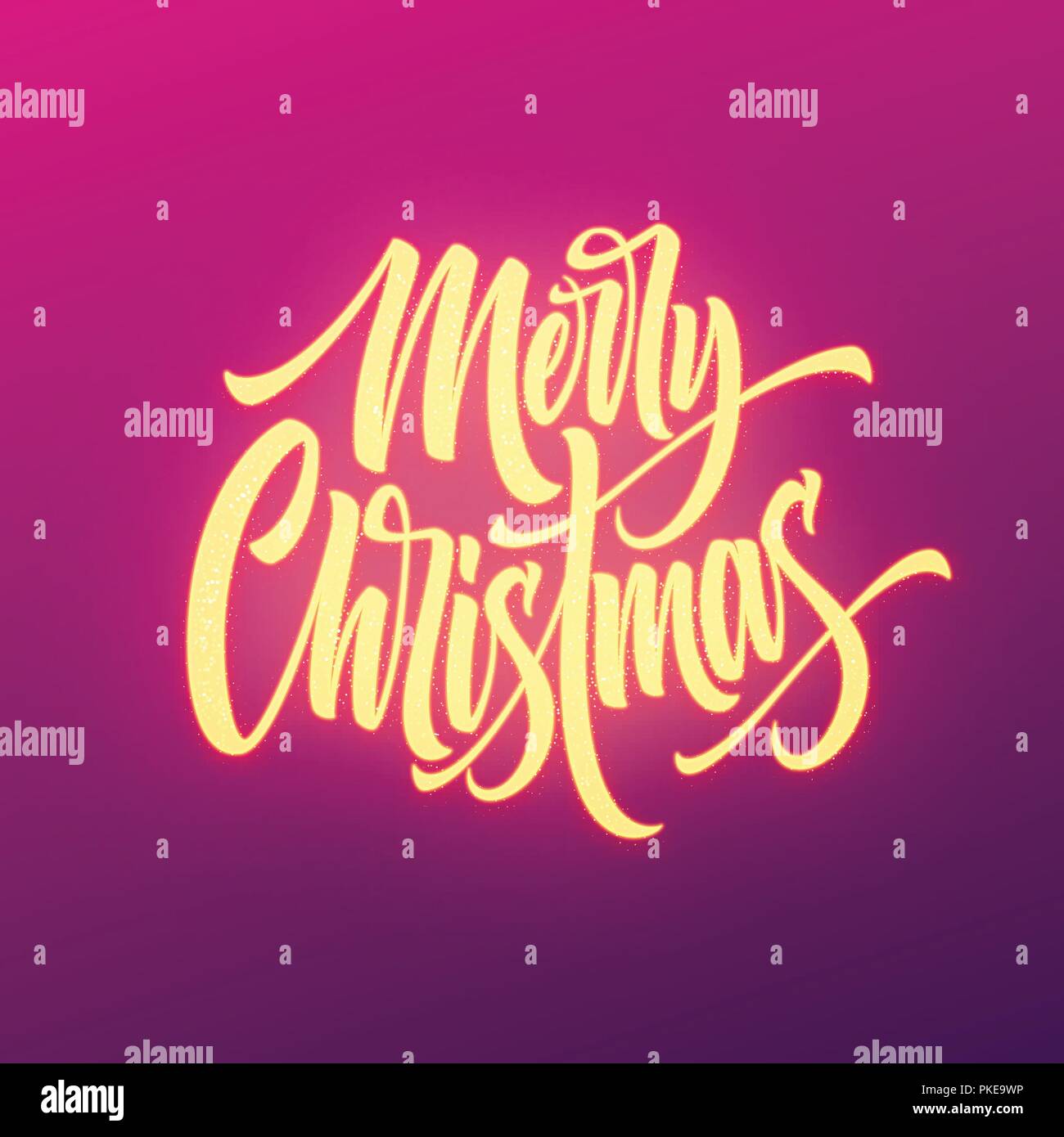 Merry Christmas neon lettering Stock Vector Image & Art - Alamy