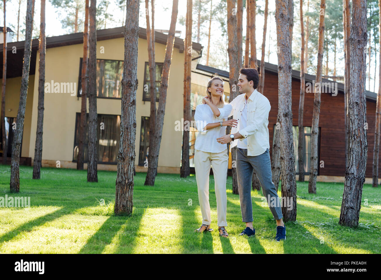 Summer house male outdoor walking hi-res stock photography and images ...