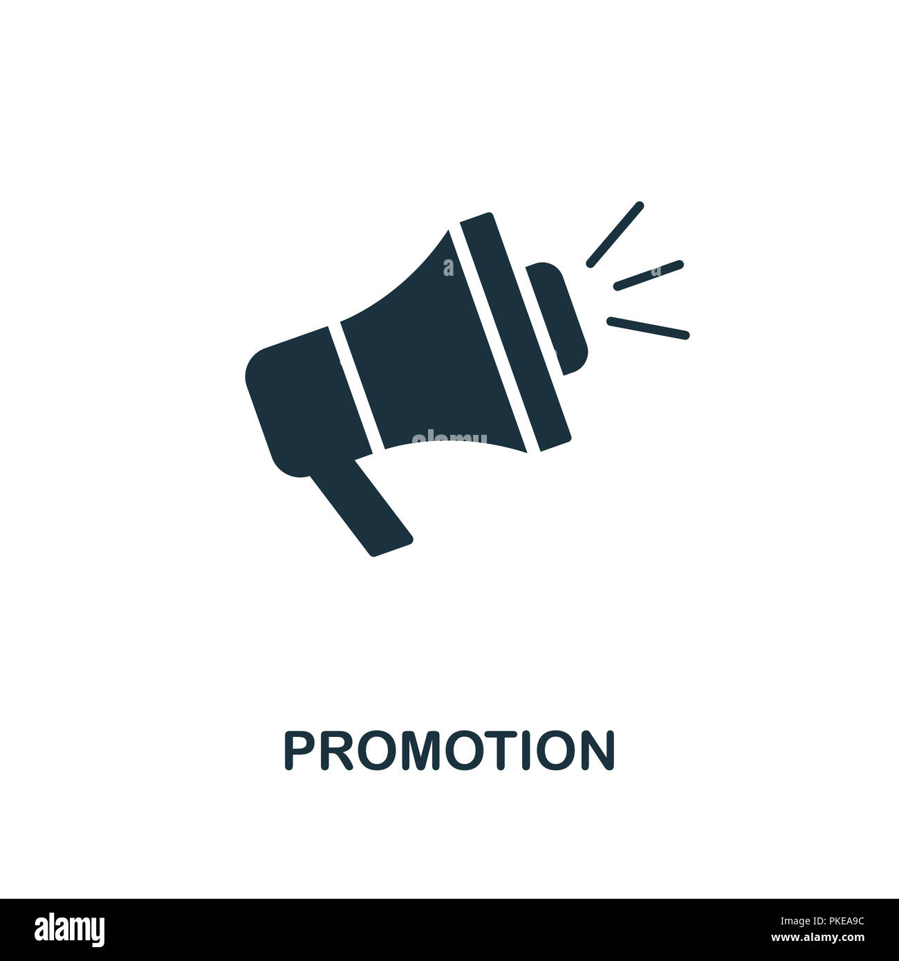 Promotion icon. Monochrome style design from e-commerce collection. UI ...