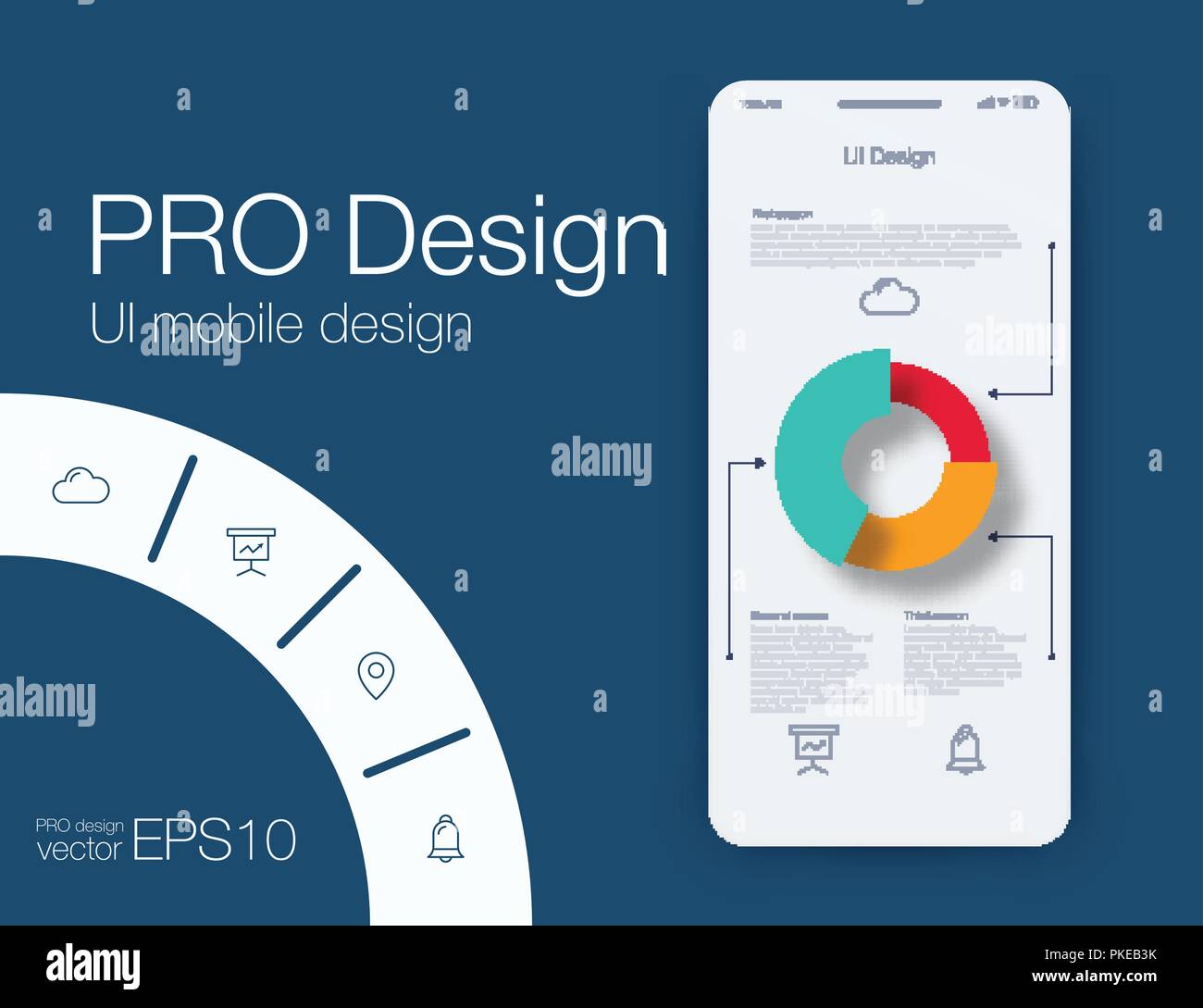 Vector Illustration of screens and web concept. Interface UX, UI GUI ...