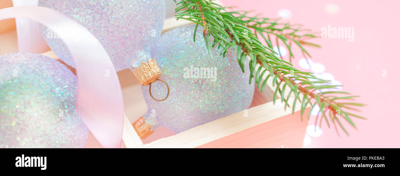 New Year Christmas Xmas holiday celebration composition pearl ...