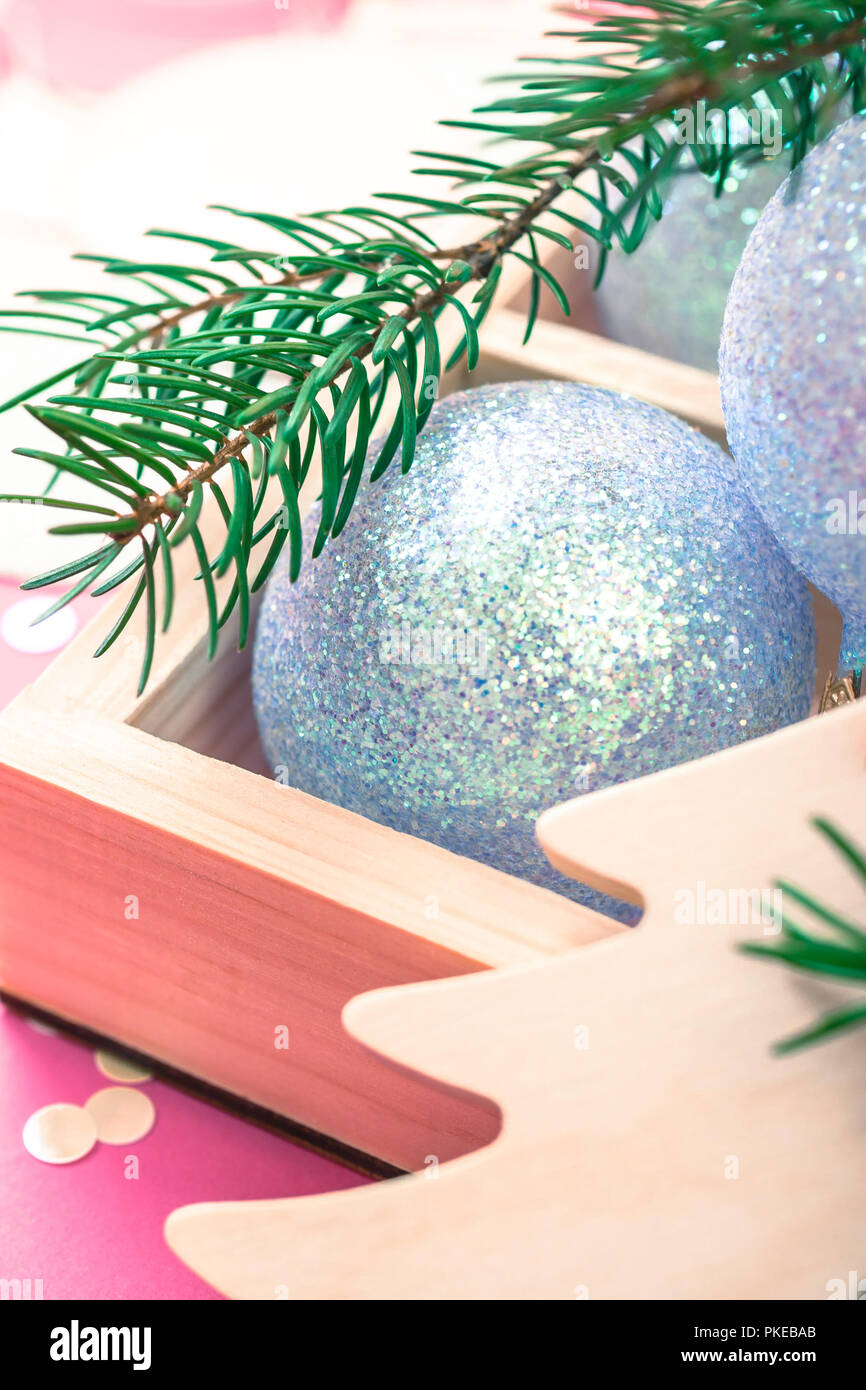 New Year Christmas Xmas holiday celebration composition pearl ...