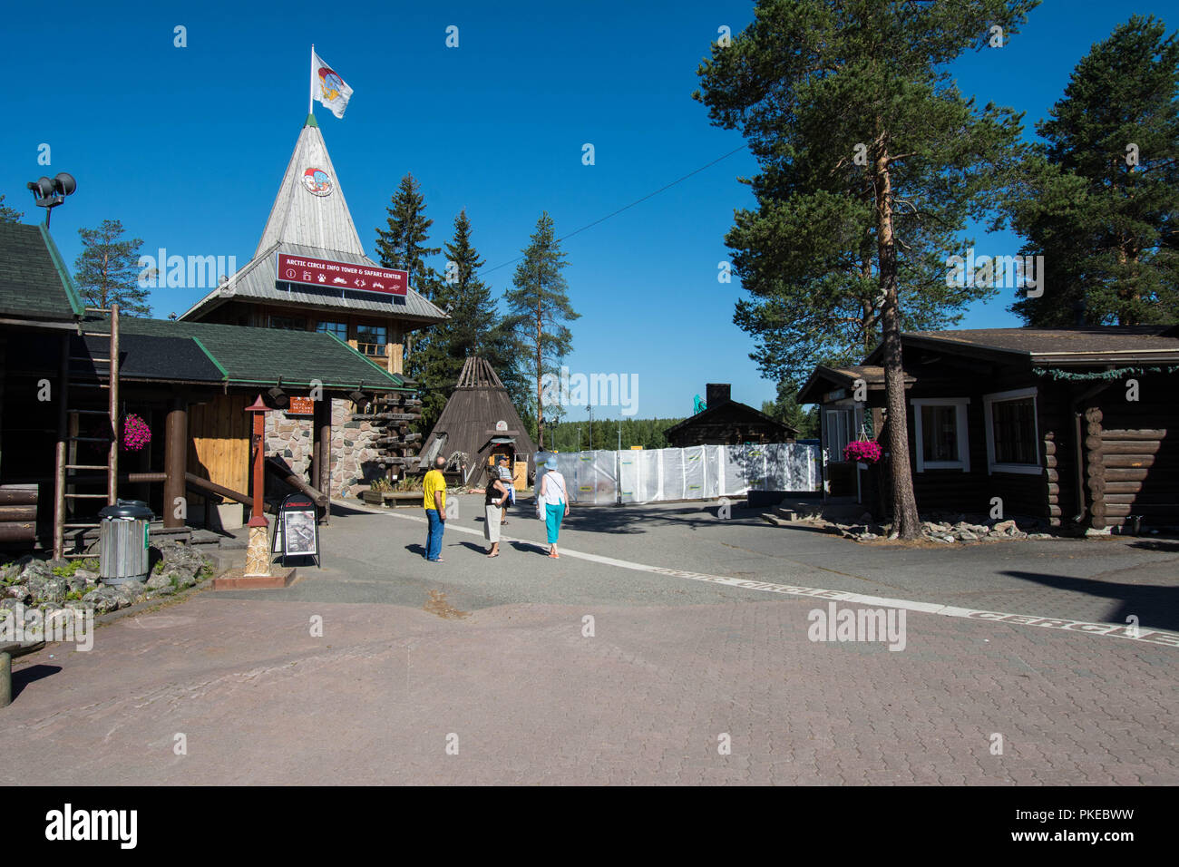 Santa's village lapland hi-res stock photography and images - Alamy