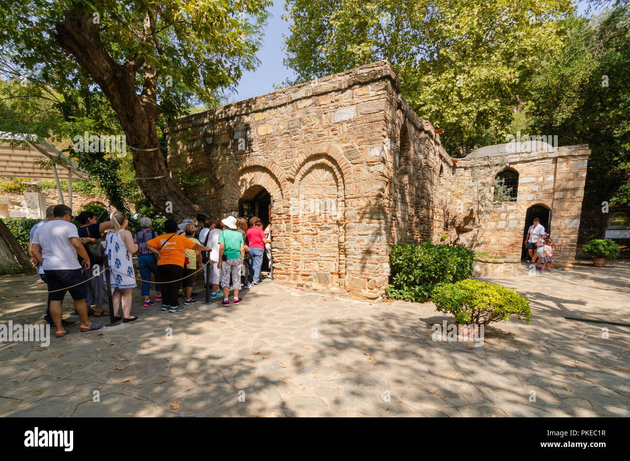 Ephesus,Izmır,TURKEY-August 19,2018:The House of the Virgin Mary (to be ...