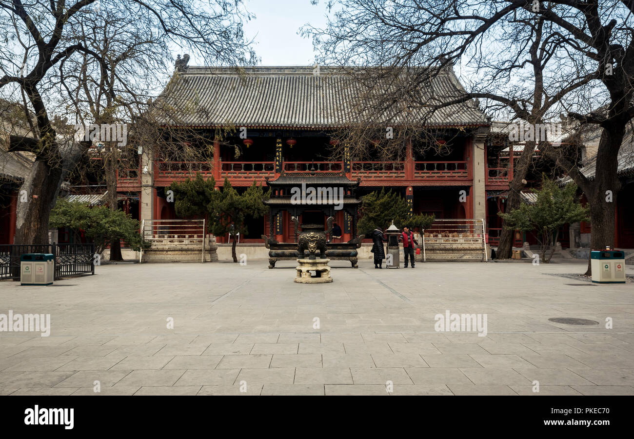 White Cloud Temple; Beijing, China Stock Photo - Alamy