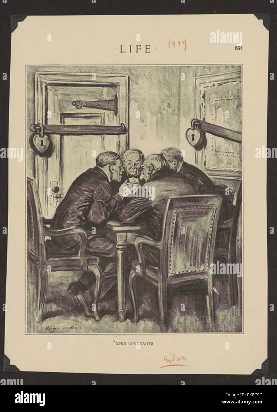 vintage historical cartoon Stock Photo - Alamy