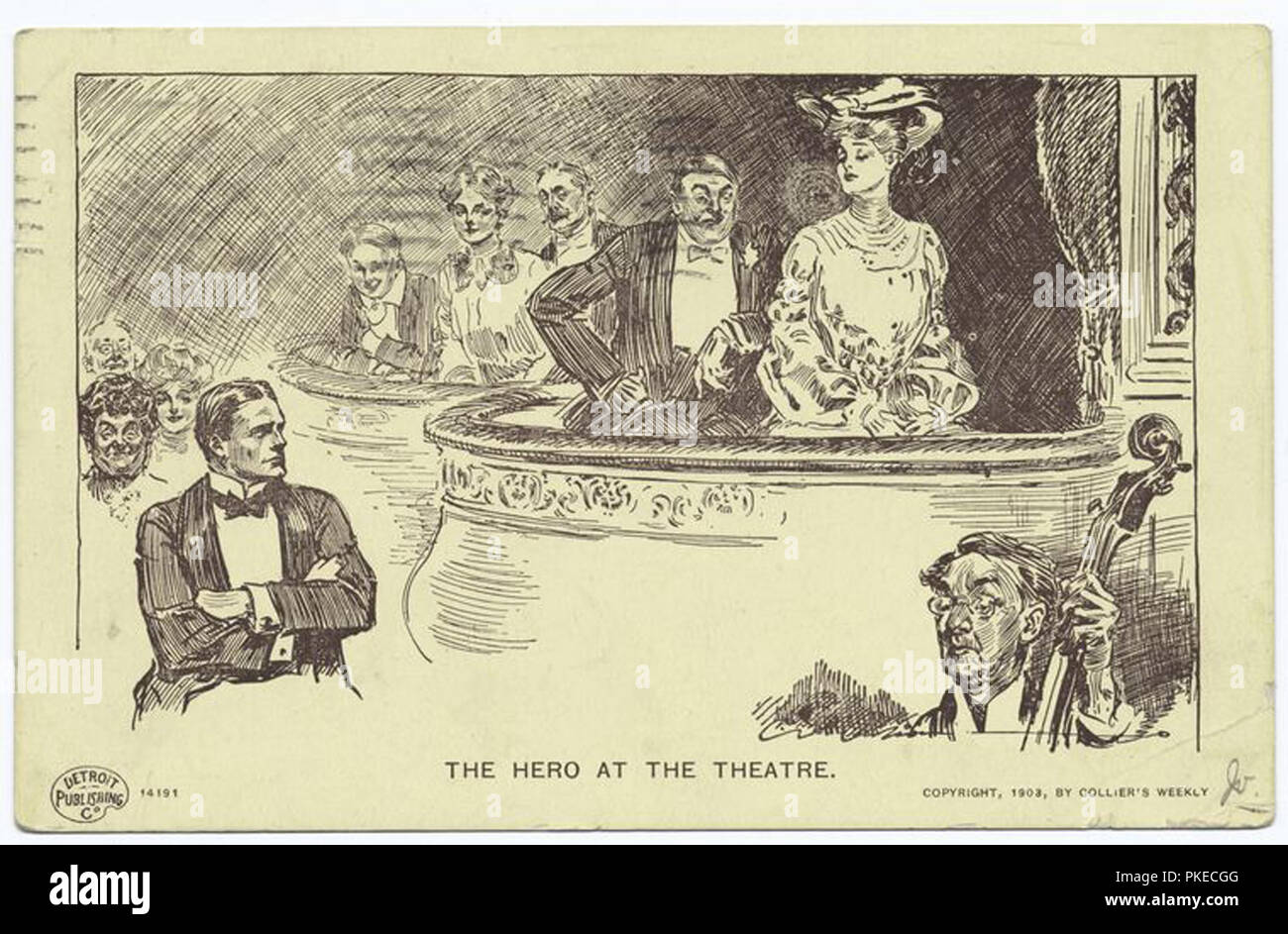vintage historical cartoon Stock Photo - Alamy