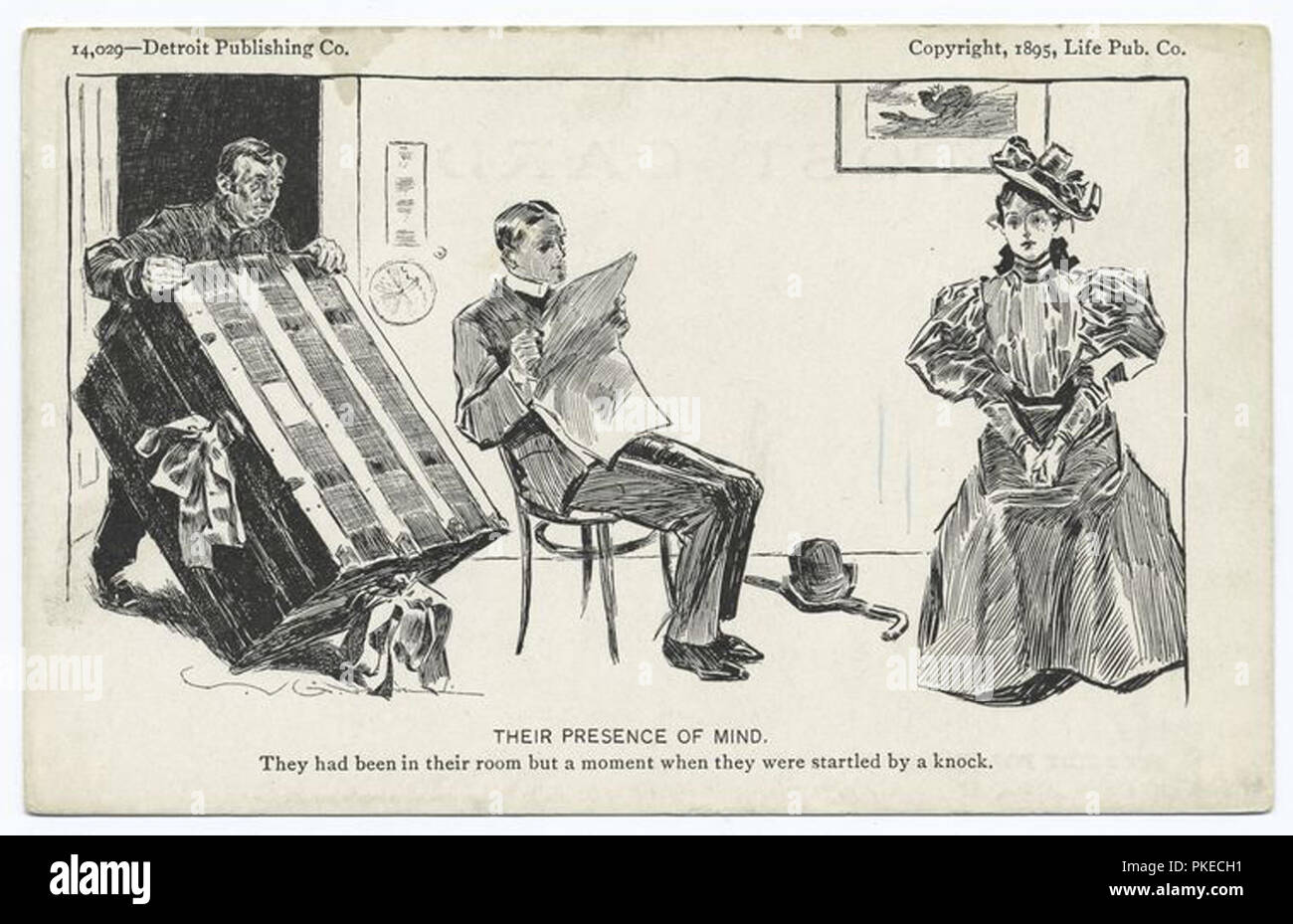 vintage historical cartoon Stock Photo - Alamy