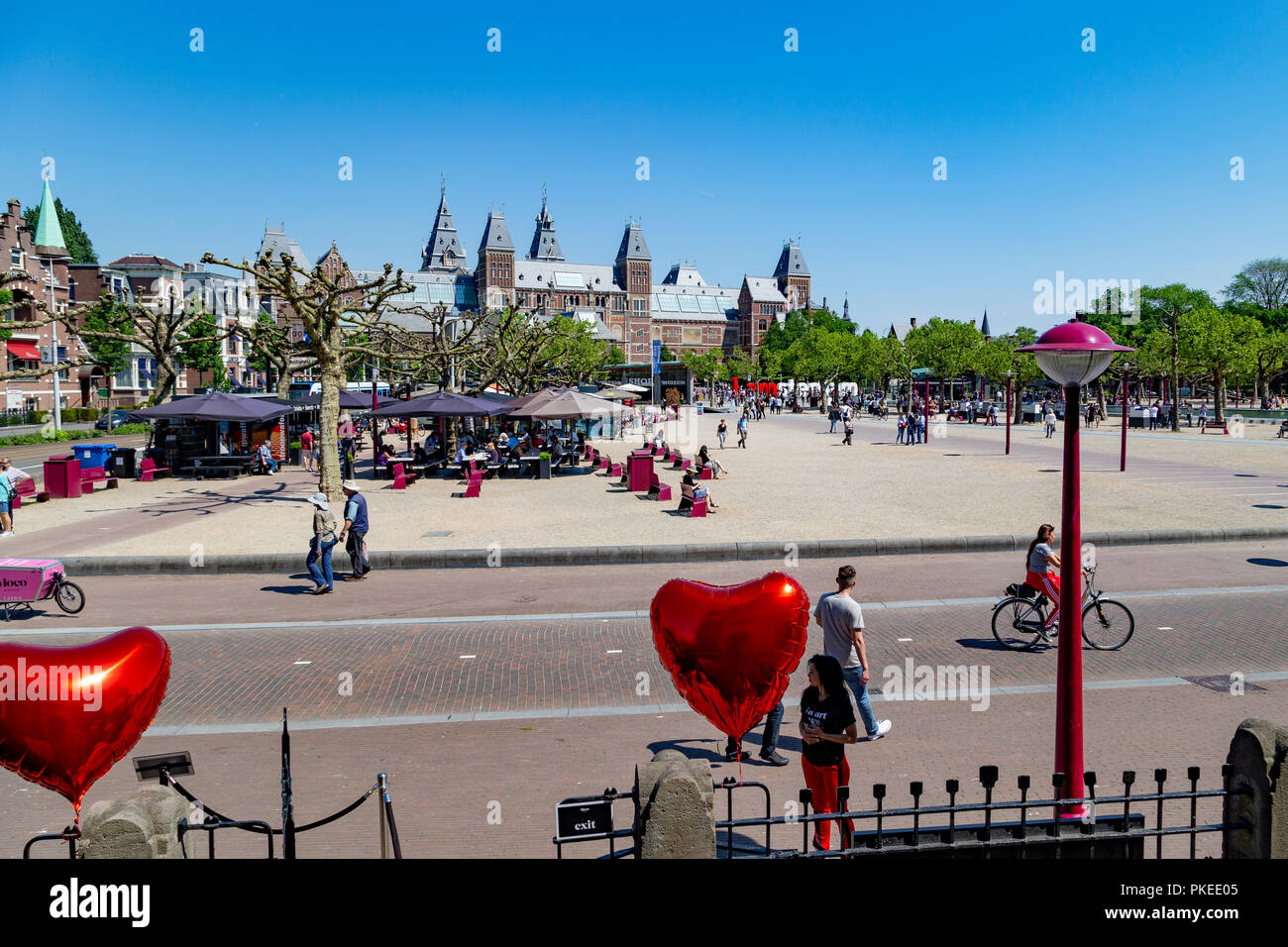 Museumplein, Amsterdam, Netherlands Stock Photo - Alamy