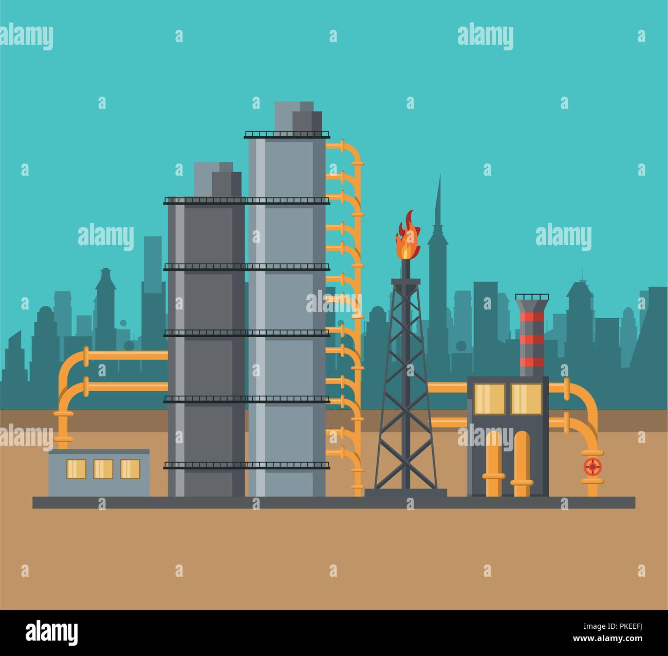 Petroleum industry concept Stock Vector Image & Art - Alamy