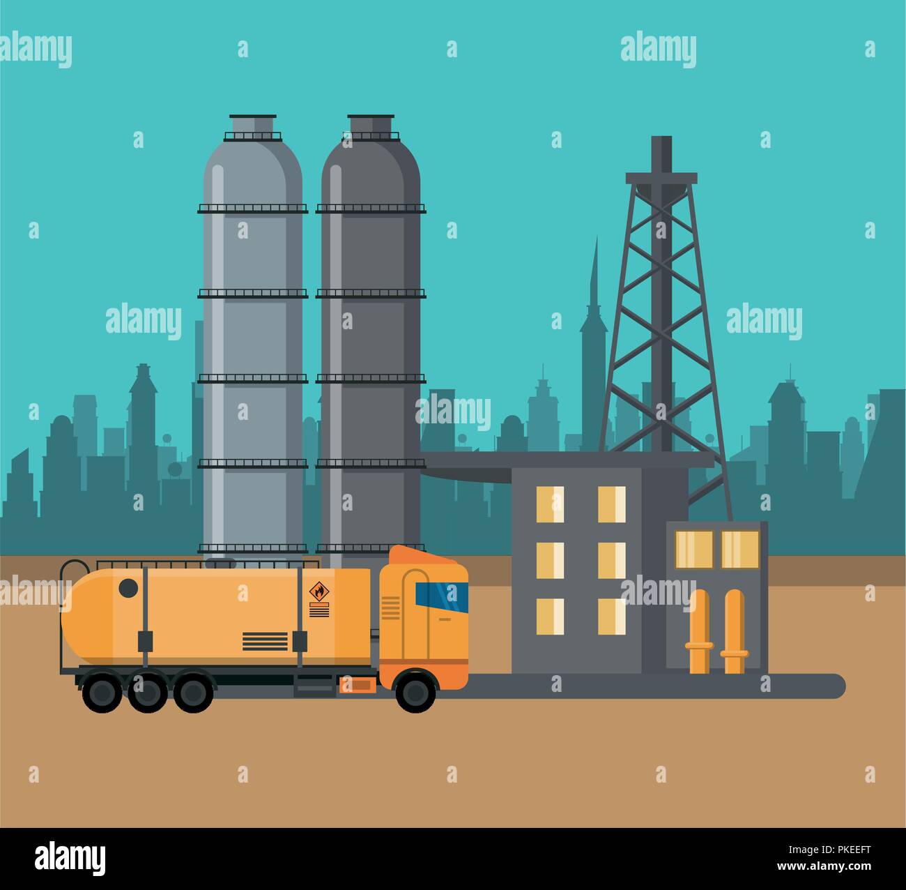 Petroleum industry concept Stock Vector Image & Art - Alamy