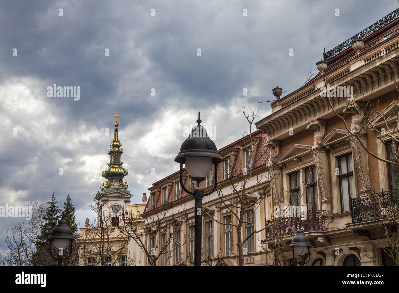 Saint Michael Cathedral, also known as Saborna Crkva, with its iconic ...