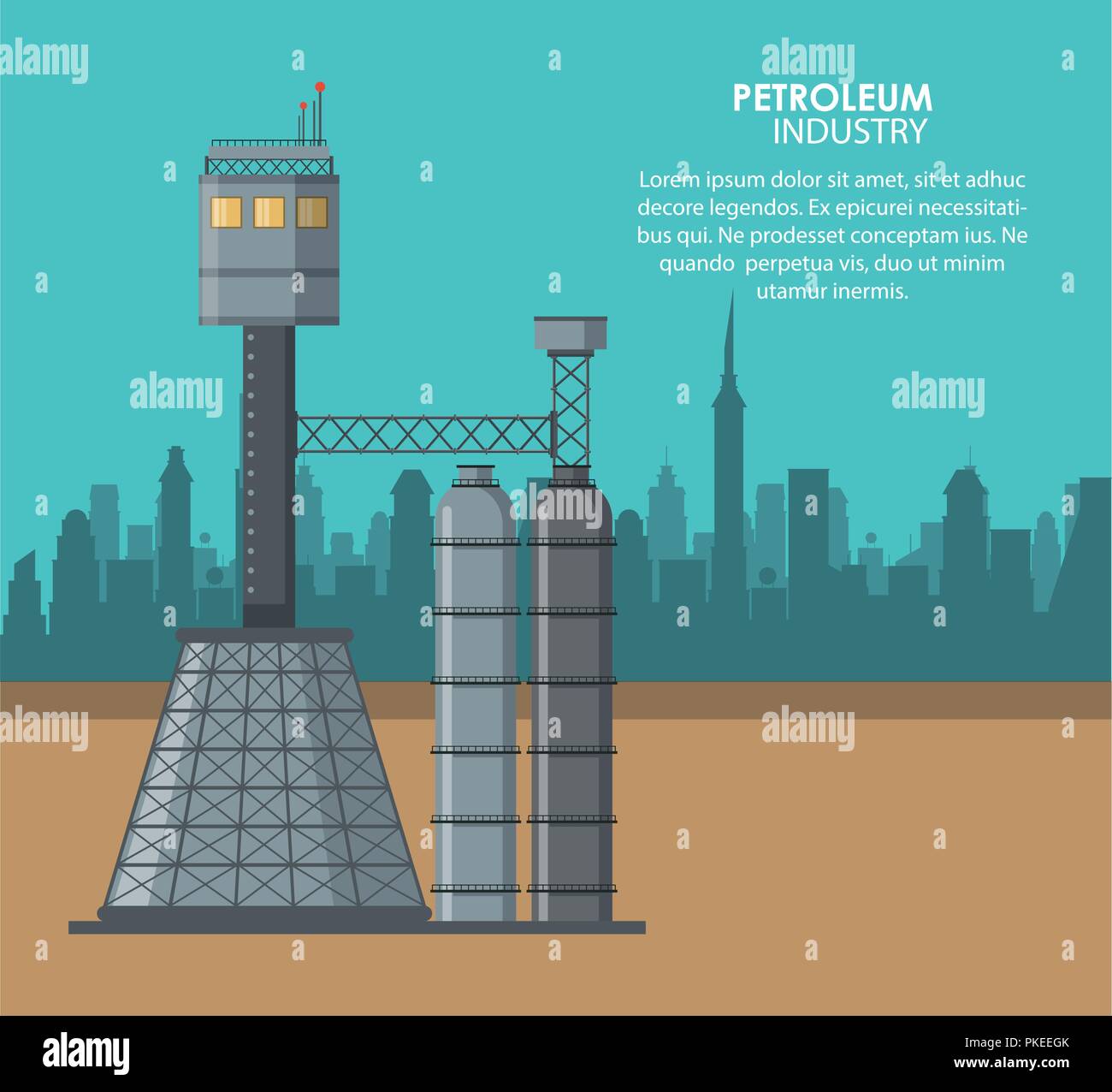 Petroleum industry poster Stock Vector Image & Art - Alamy