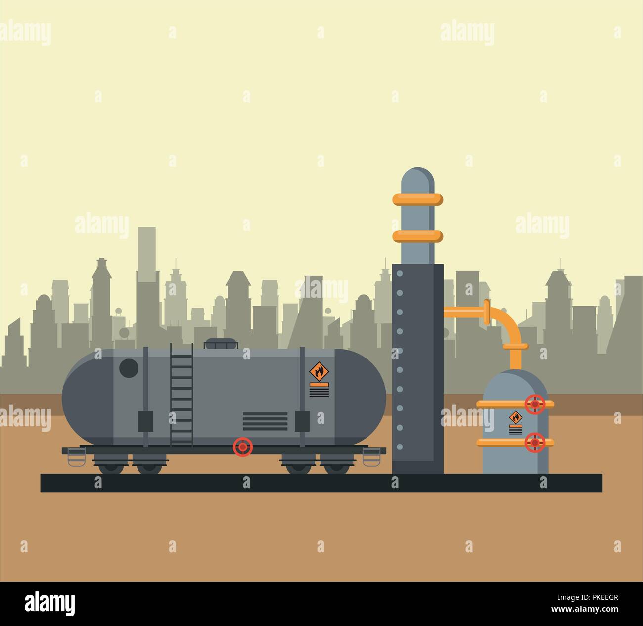 Petroleum industry concept Stock Vector Image & Art - Alamy
