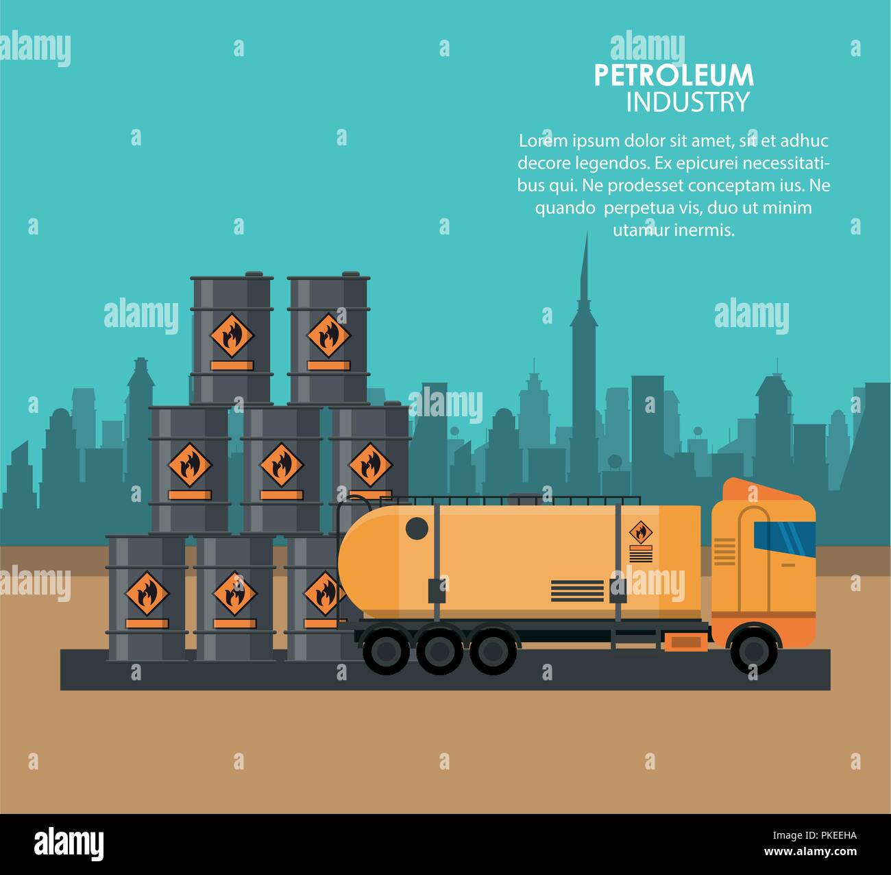 Petroleum industry poster Stock Vector Image & Art - Alamy