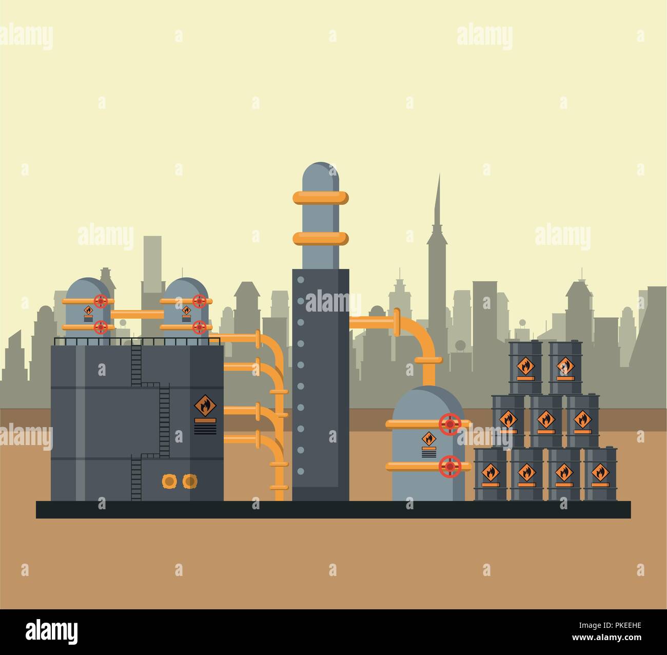 Petroleum industry concept Stock Vector Image & Art - Alamy