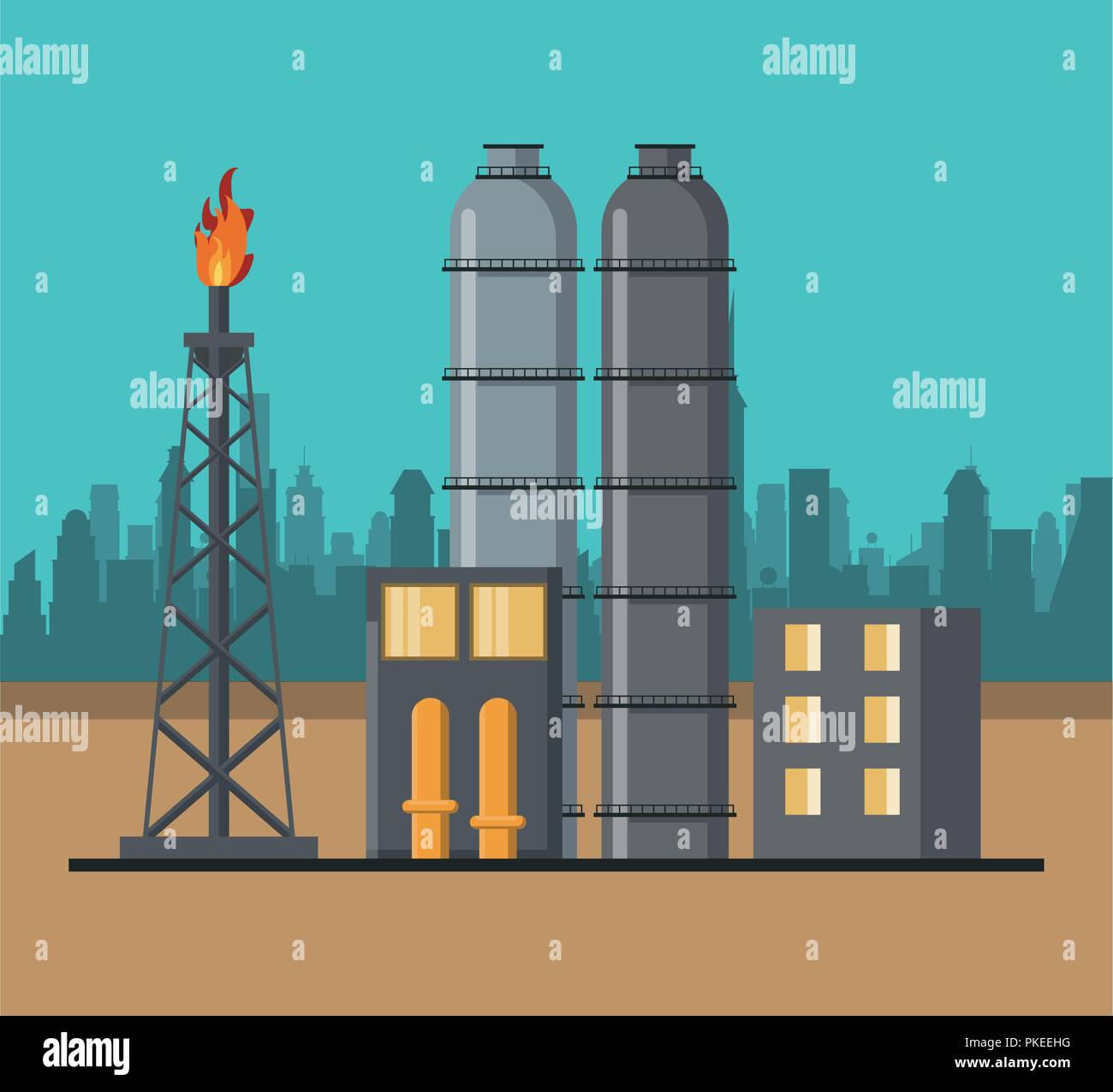 Petroleum industry concept Stock Vector Image & Art - Alamy