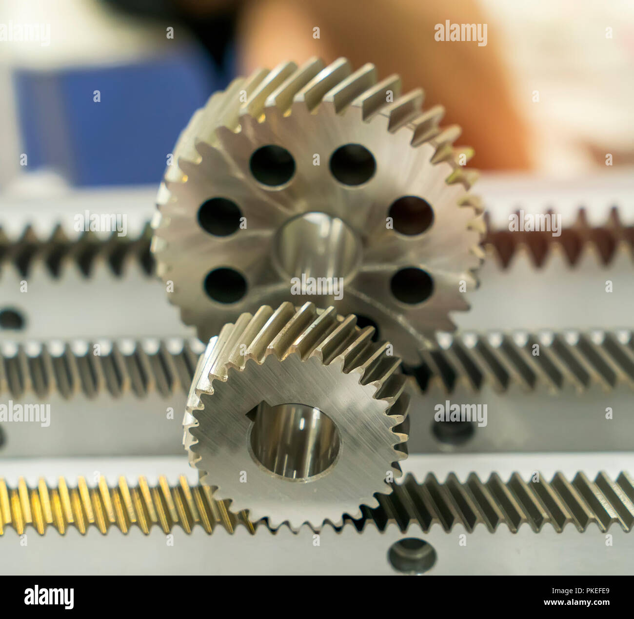 metal cog gears Stock Photo - Alamy