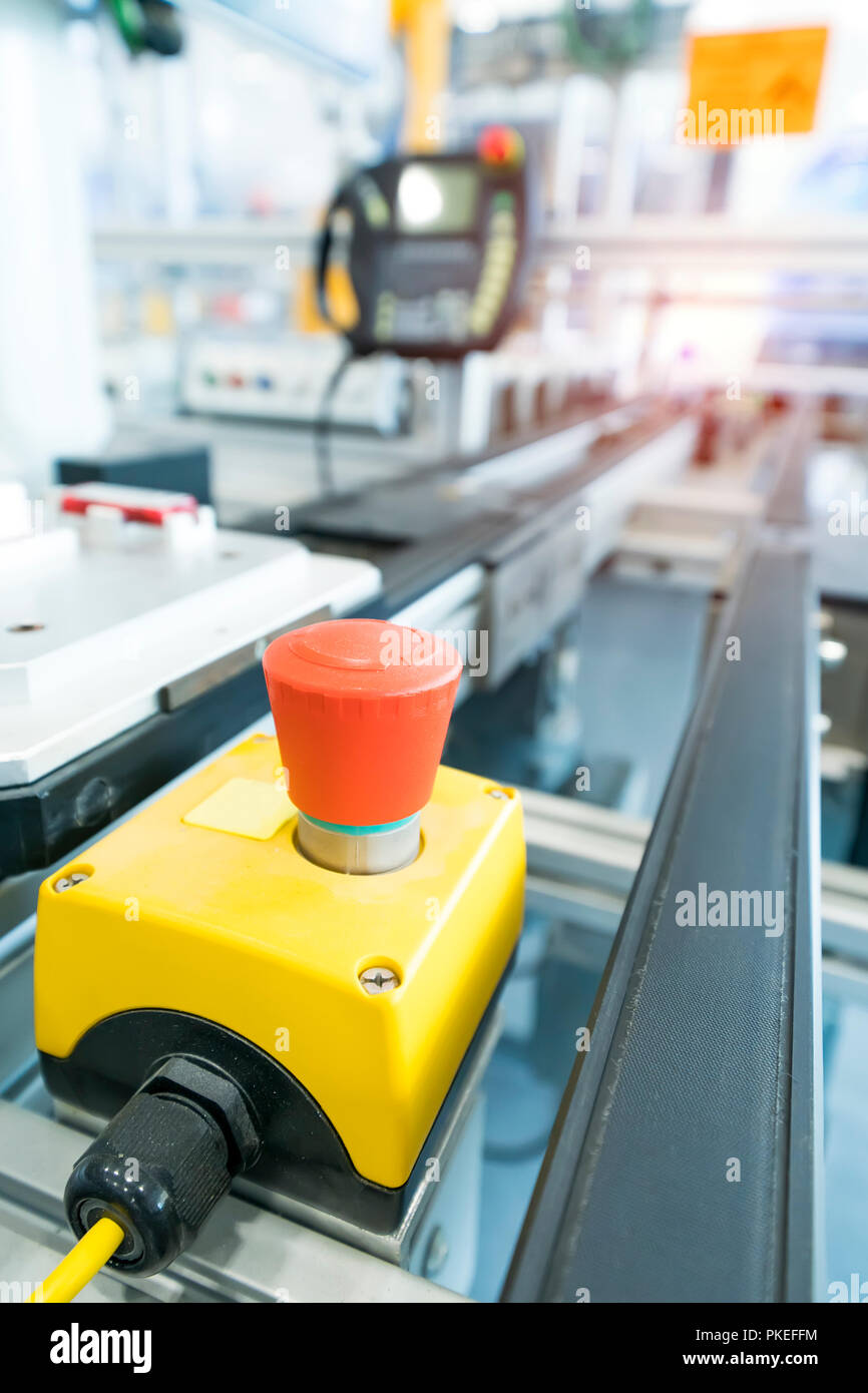 Control panel of auto robot machine of electronics industrial Stock ...