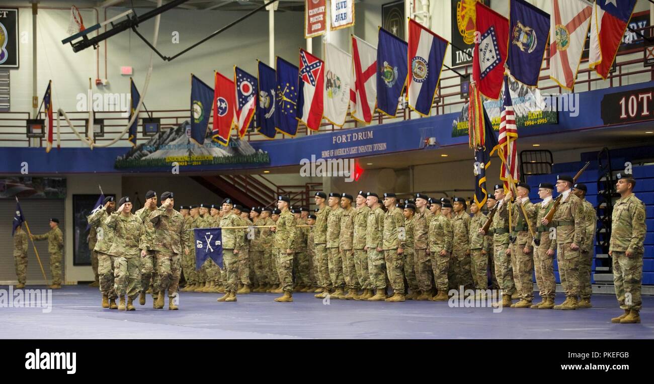 Maj John Thomas (left front), Commander of Troops for 1st Battalion ...