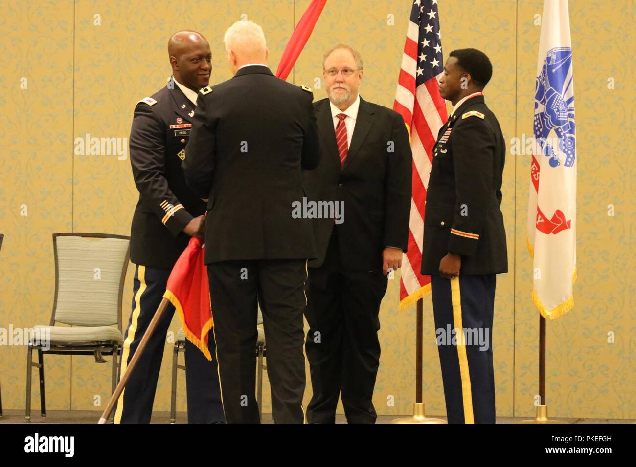 Col. Kenneth N. Reed assumed command from Col. Calvin C. Hudson II ...