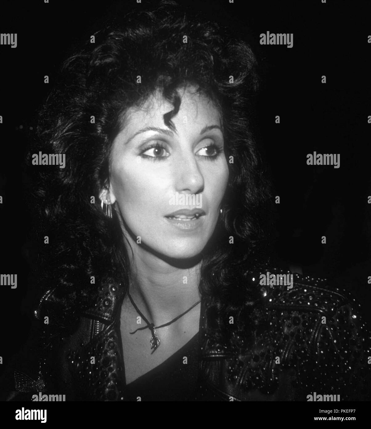 Cher 1985 Photo By Adam Scull/PHOTOlink.net Stock Photo - Alamy