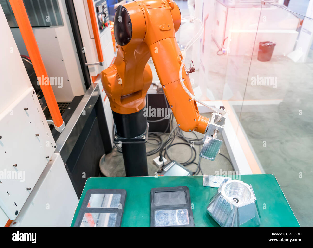 Robotic And Automation System Control Application On Automate Robot Arm