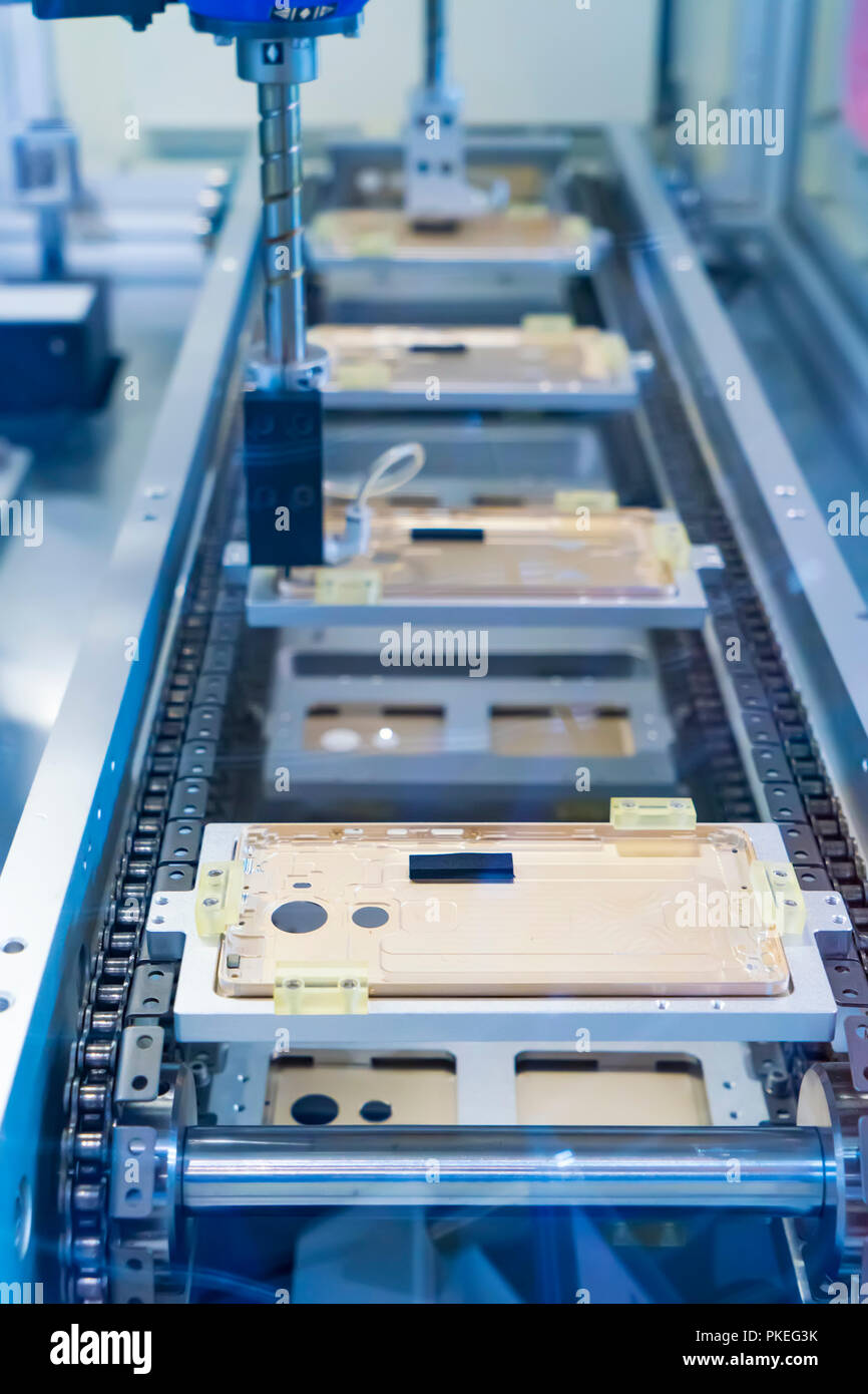 Factory for production of mobile phones Stock Photo - Alamy
