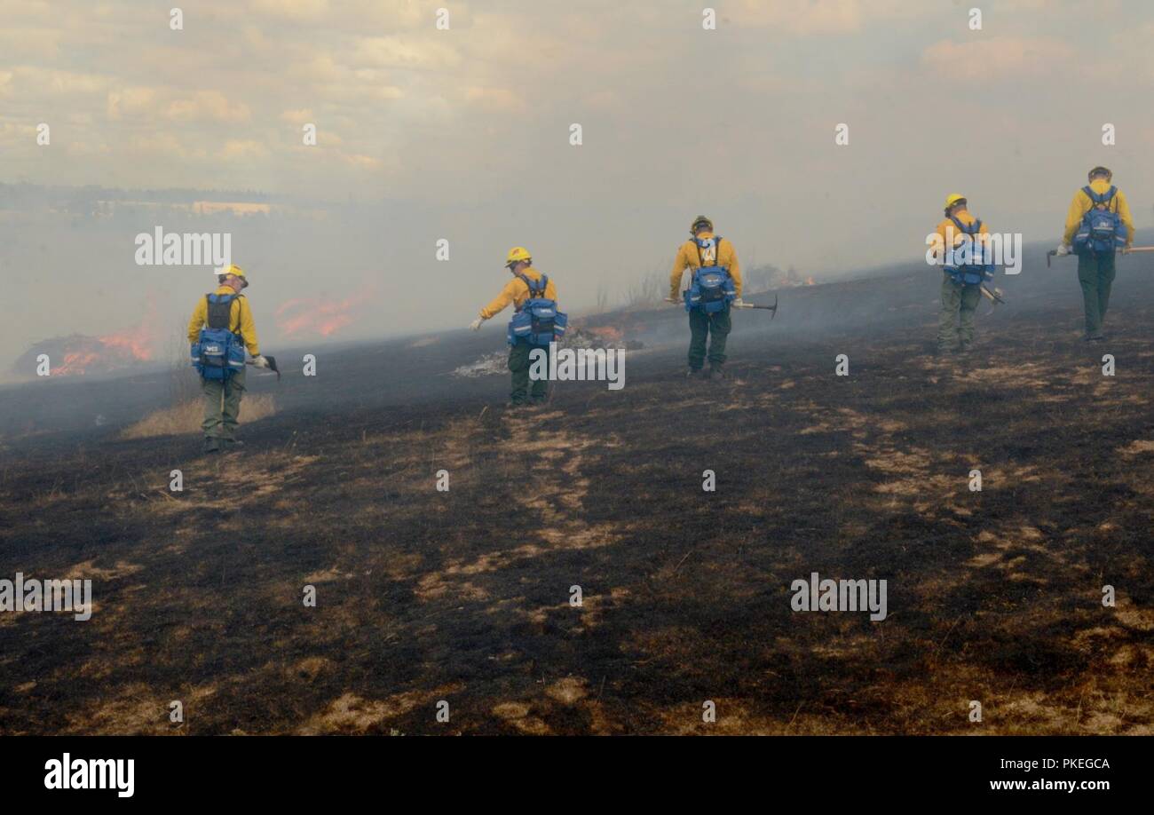 Oregon National Guard Soldiers and Airmen practice wildland ...