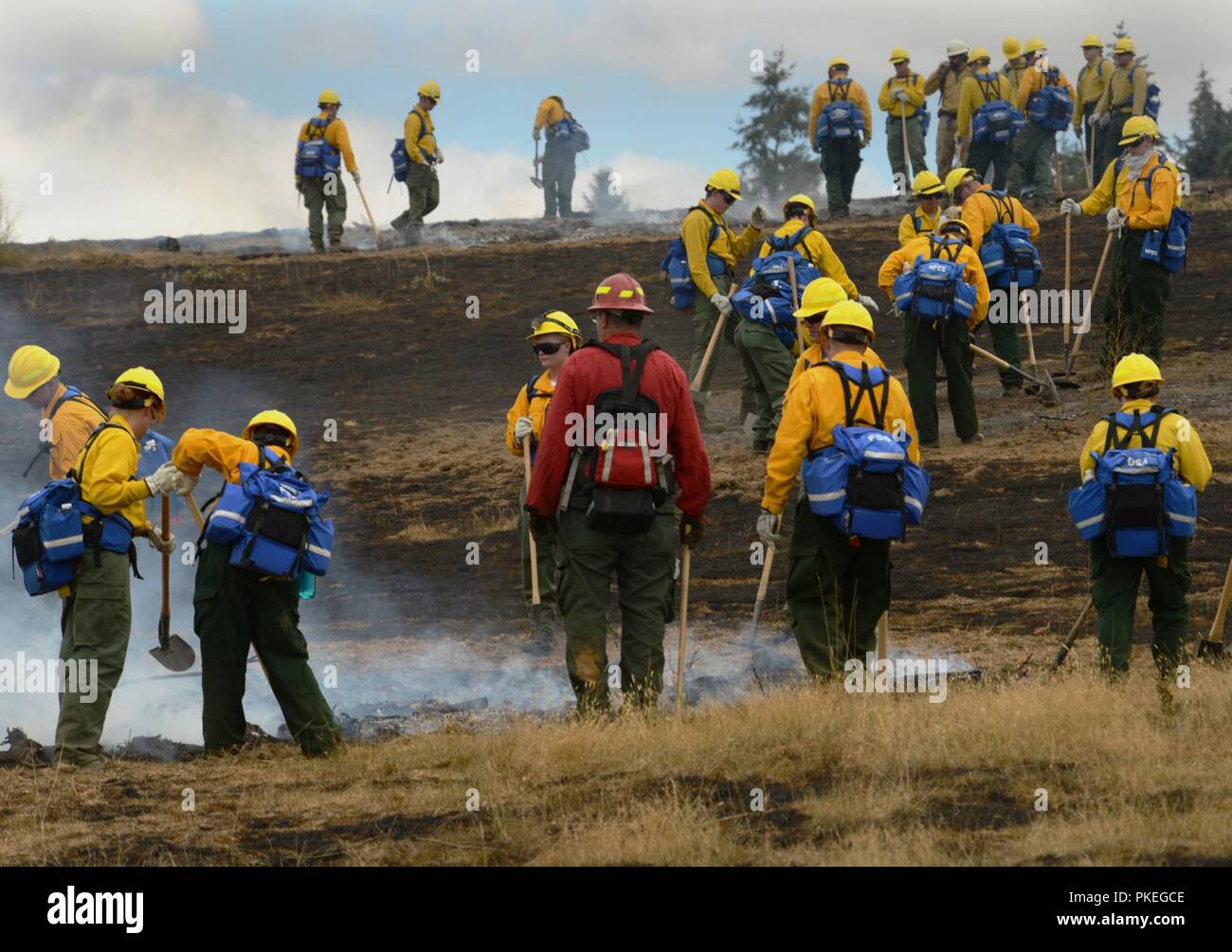 Oregon National Guard Soldiers and Airmen practice wildland ...