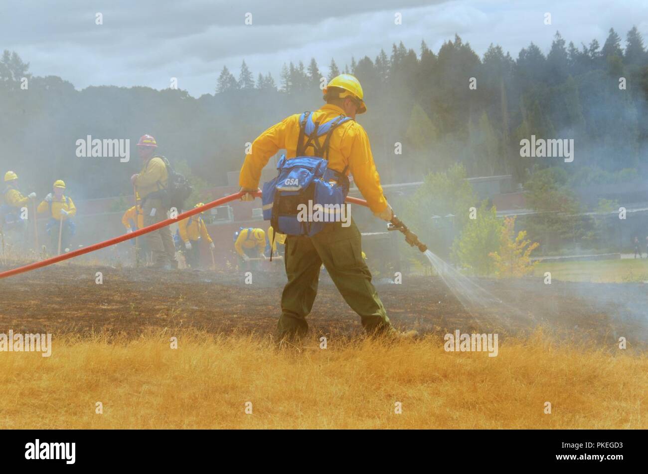 Oregon National Guard Soldiers and Airmen practice wildland ...