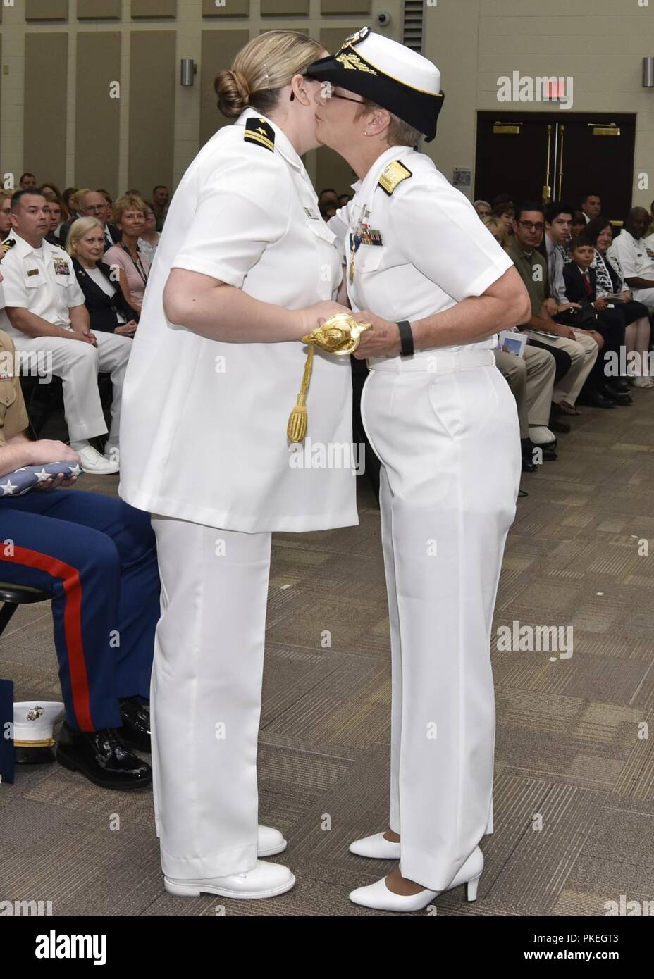 SAN ANTONIO (August 3, 2018) Rear Adm. Rebecca McCormick-Boyle ...