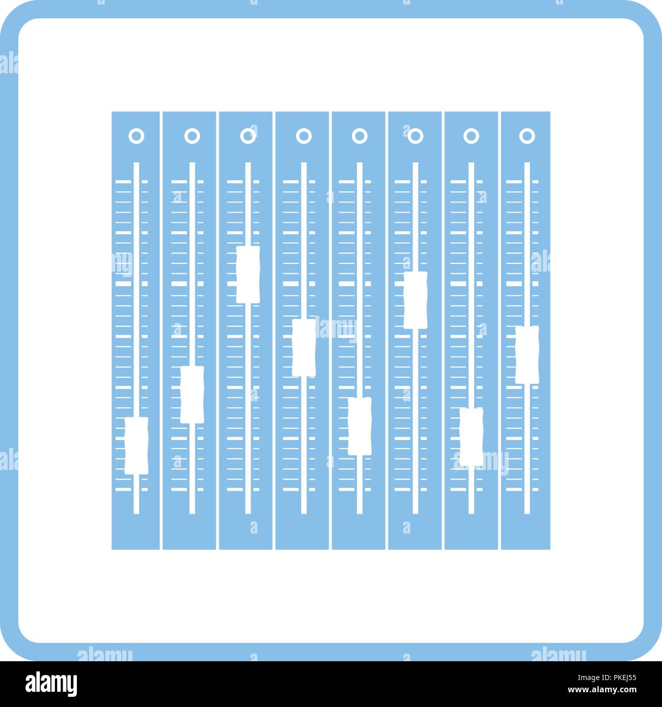 Mixing desk display Stock Vector Images - Alamy