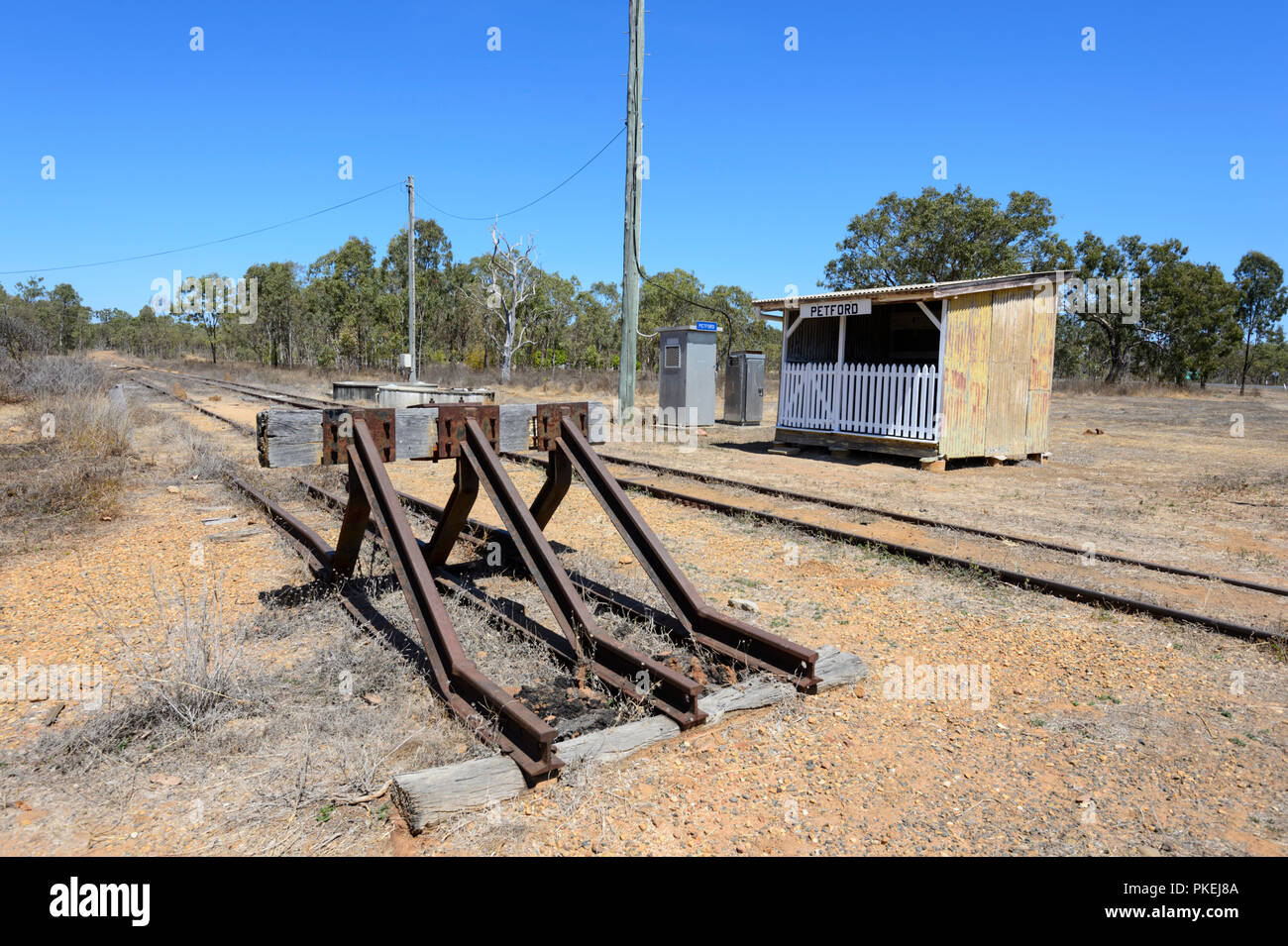 Old railway station of Petford, Northern Queensland, QLD, Australia ...