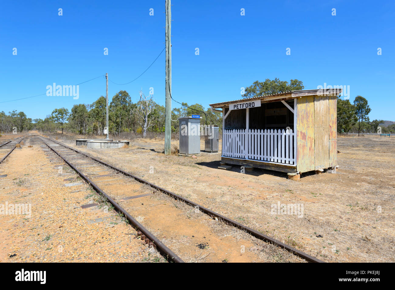 Old railway station of Petford, Northern Queensland, QLD, Australia ...