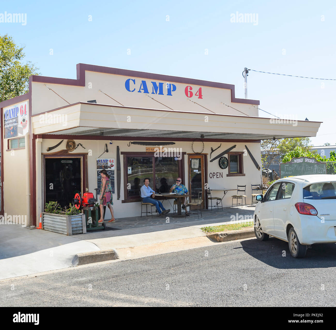 Exterior of Café Museum Camp 64, Dimbulah, Northern Queensland, QLD ...