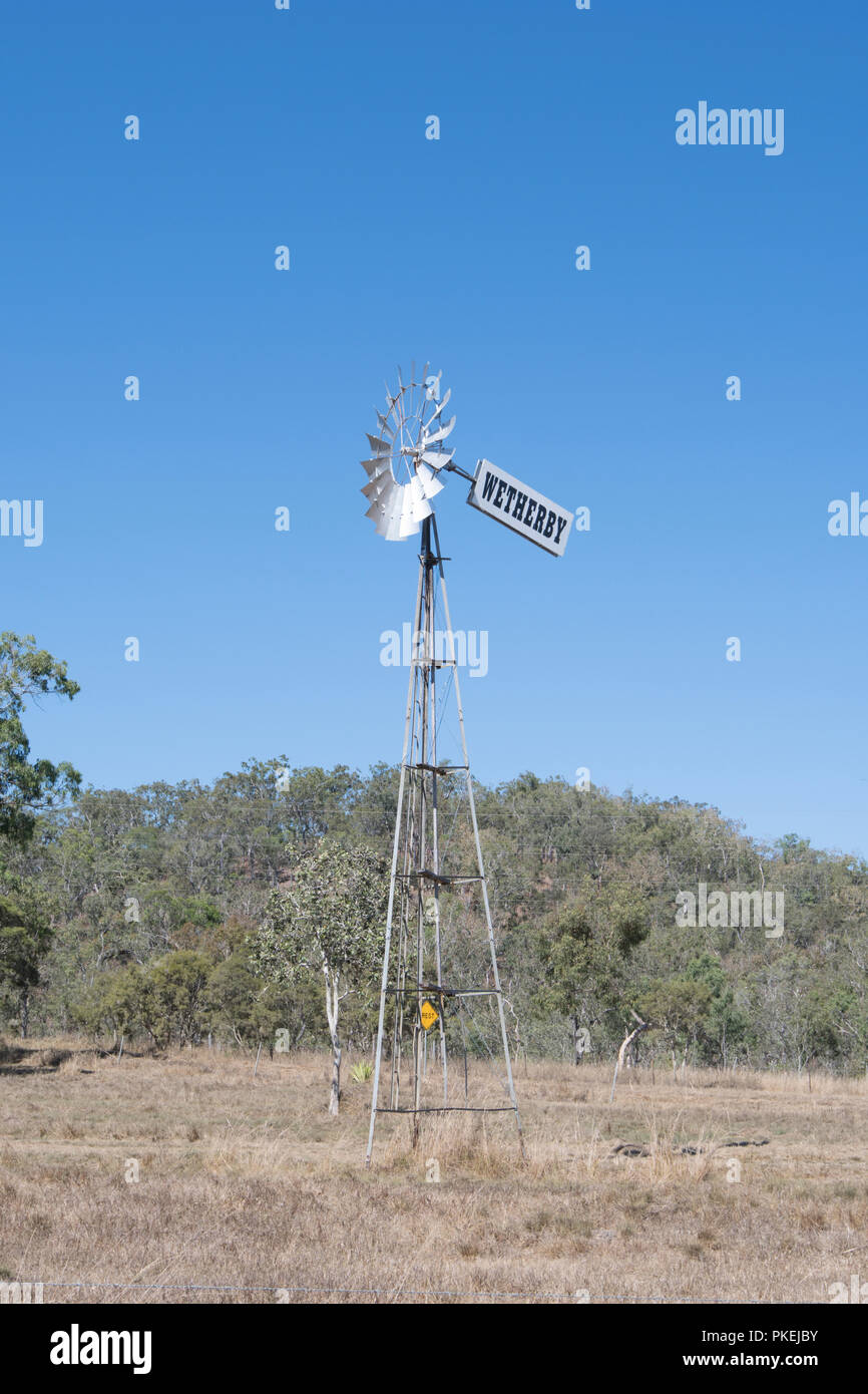 Windvane at the historic Wetherby Station, Mount Molloy, Atherton ...
