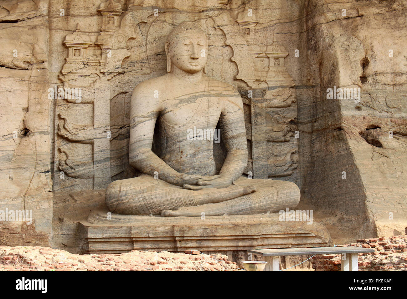 Arguably the most iconic site of Buddha Statue in Polonnaruwa, Gal ...