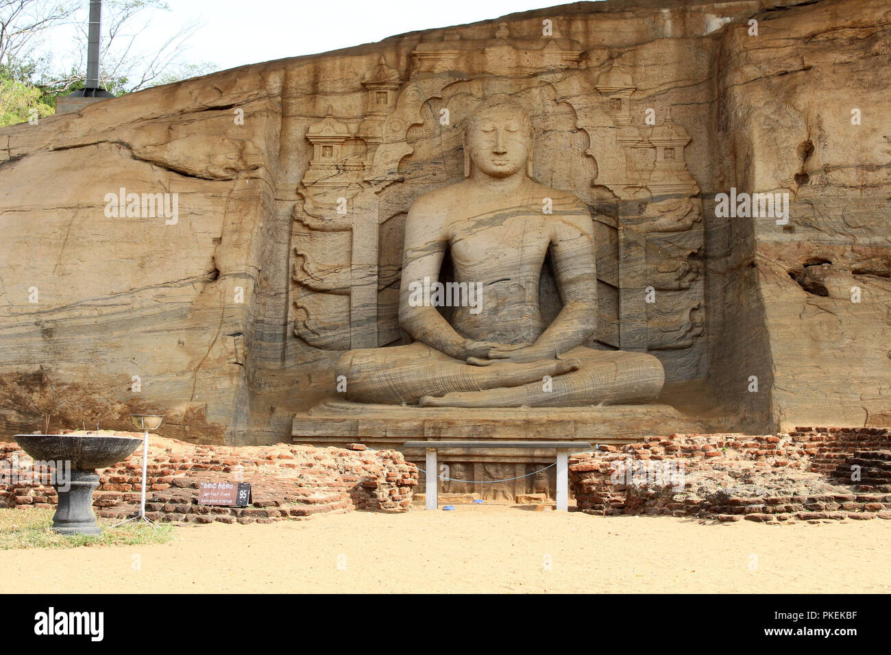 Arguably the most iconic site of Buddha Statue in Polonnaruwa, Gal ...