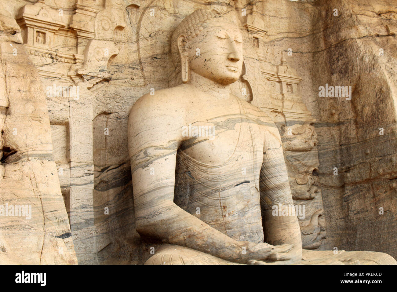 Arguably the most iconic site of Buddha Statue in Polonnaruwa, Gal ...