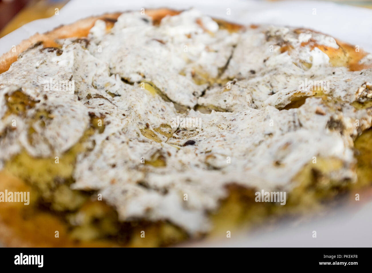 Manakeesh, a savoury flatbread that is popular across the Levant and ...