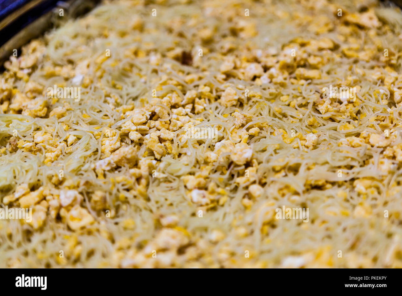 A traditional Emirati breakfast dish called balaleet (scrambled eggs ...