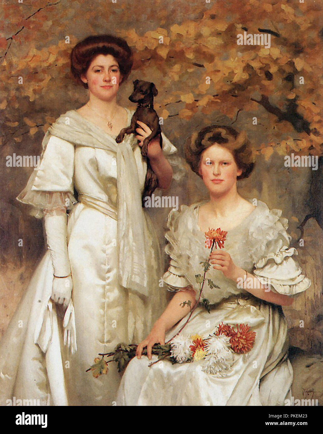 Gotch Thomas Cooper - Hilda and Margaret Daughters of Professor Sir ...