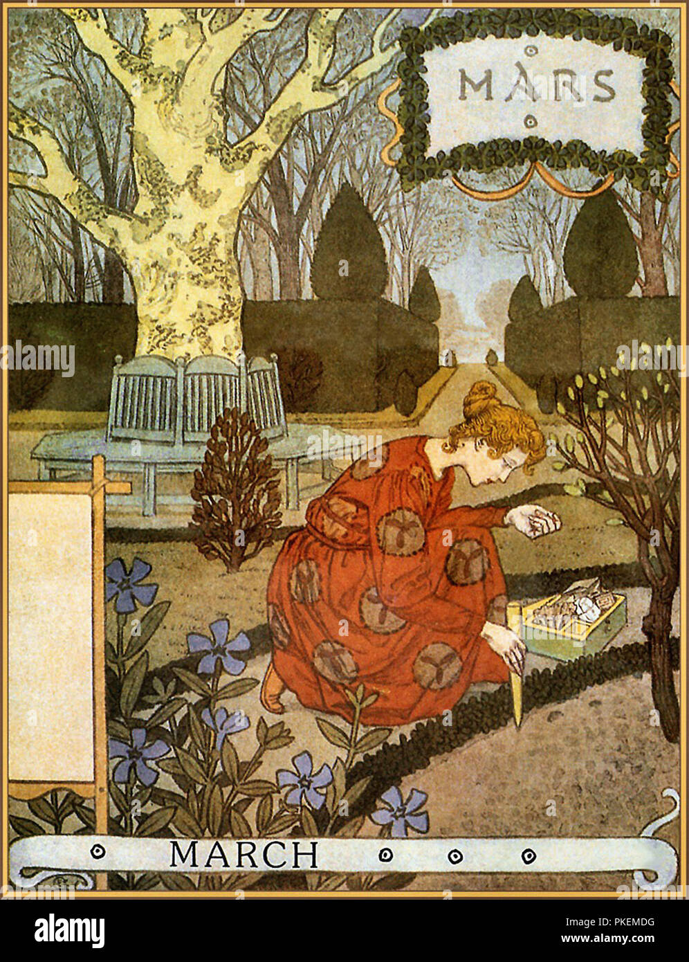 Grasset Eugène Samuel - 03 - Mars Stock Photo - Alamy