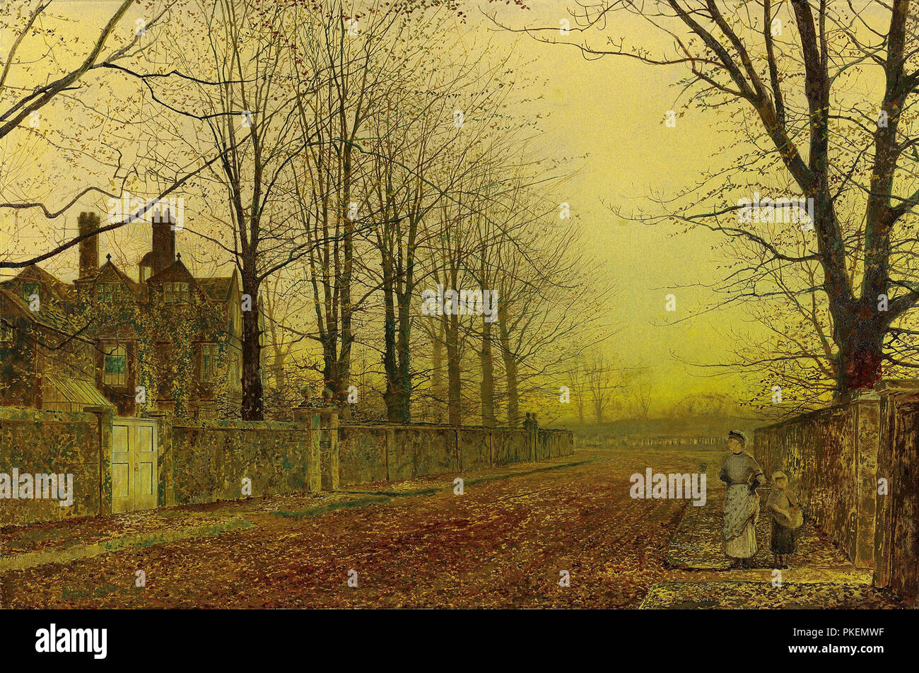 Grimshaw John Atkinson - Autumn Glory Stock Photo - Alamy