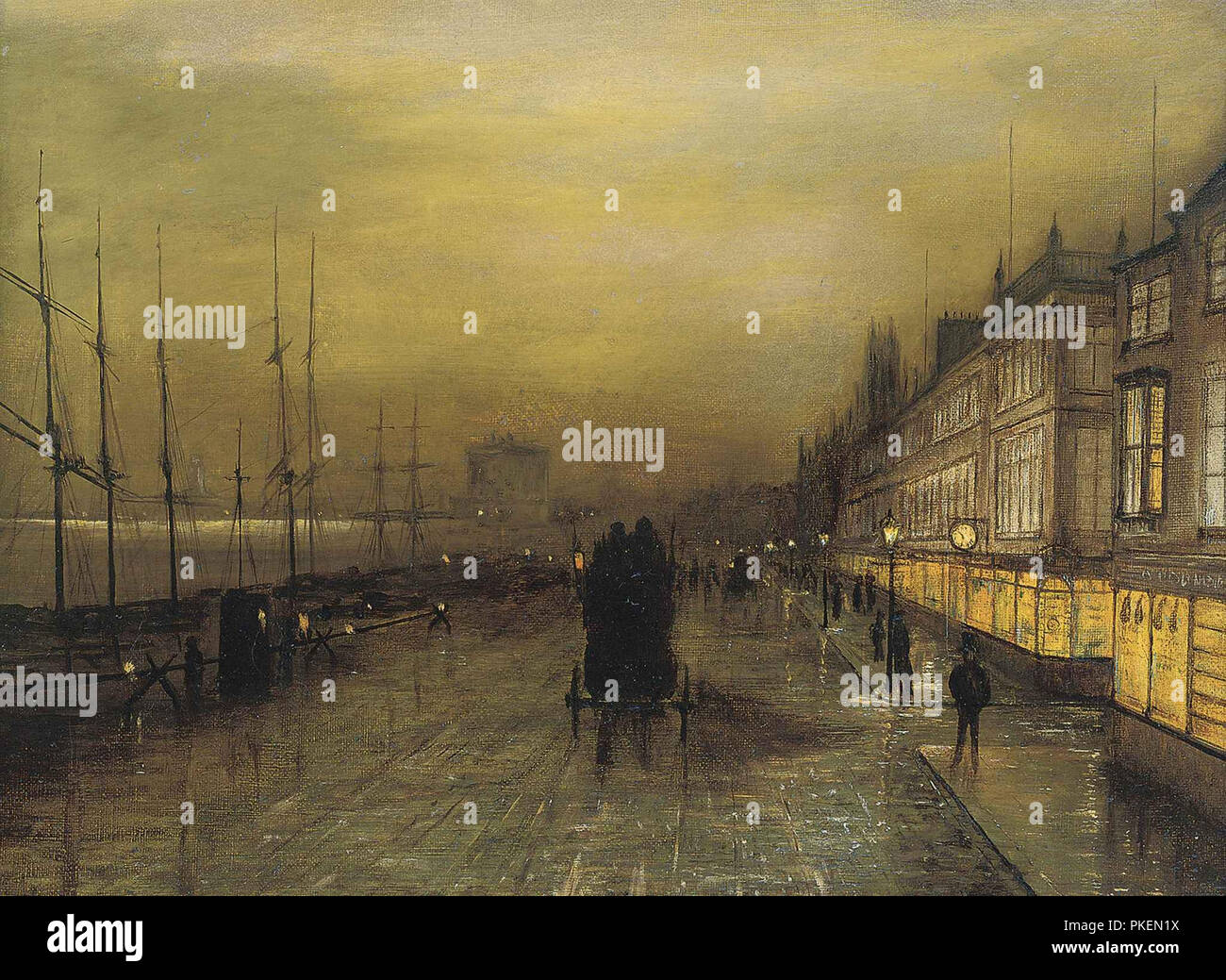 Grimshaw John Atkinson - Liverpool 2 Stock Photo - Alamy