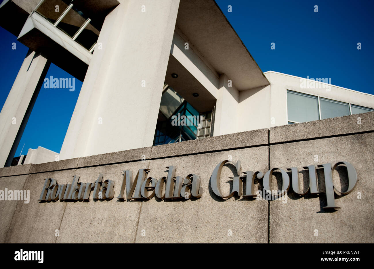 The headquarters of the Roularta Media Group in Zellik (01/02/2012 ...