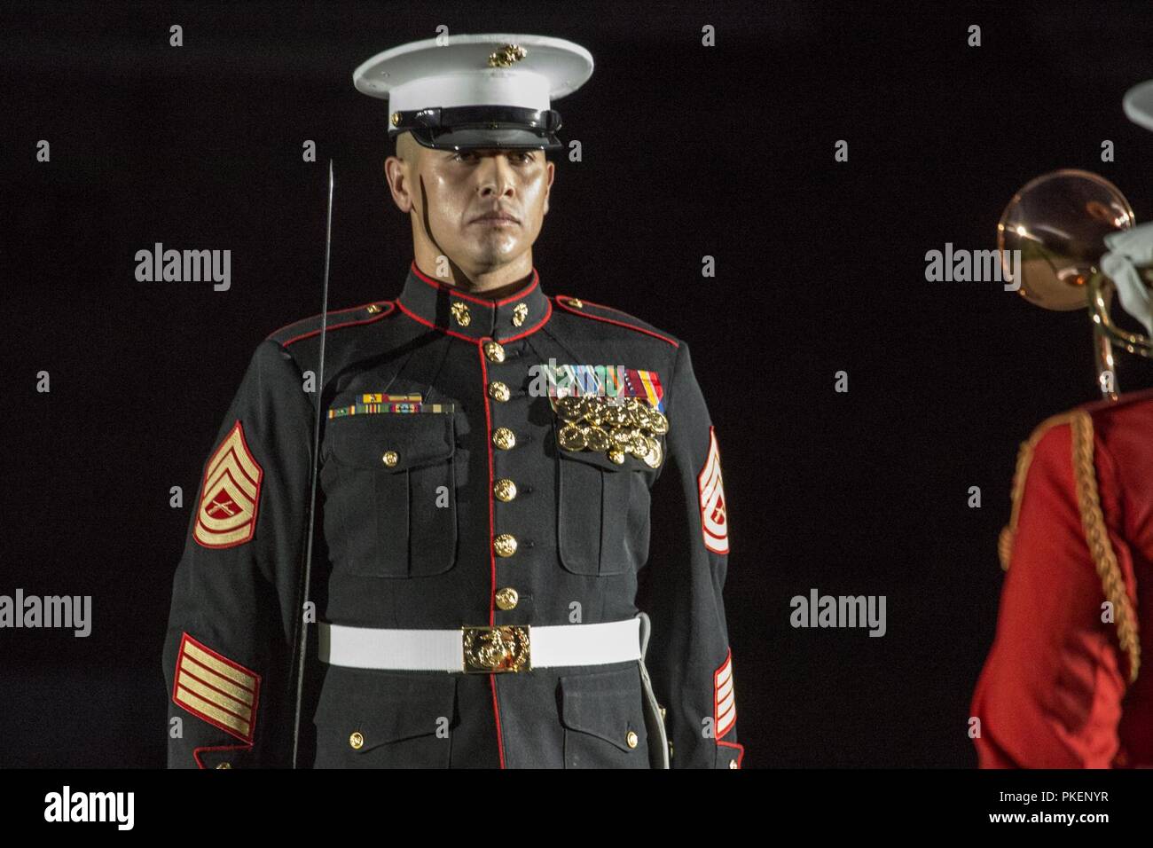 Marine Dress Uniform With Sword